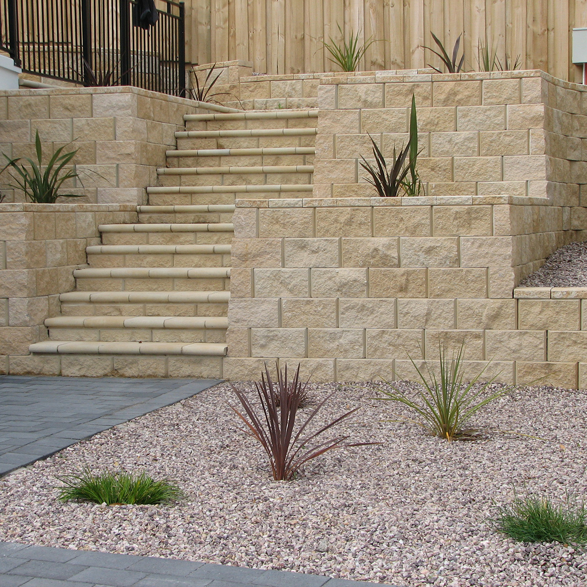 Natural Impressions® Duostone Retaining Wall Blocks | Adbri Masonry